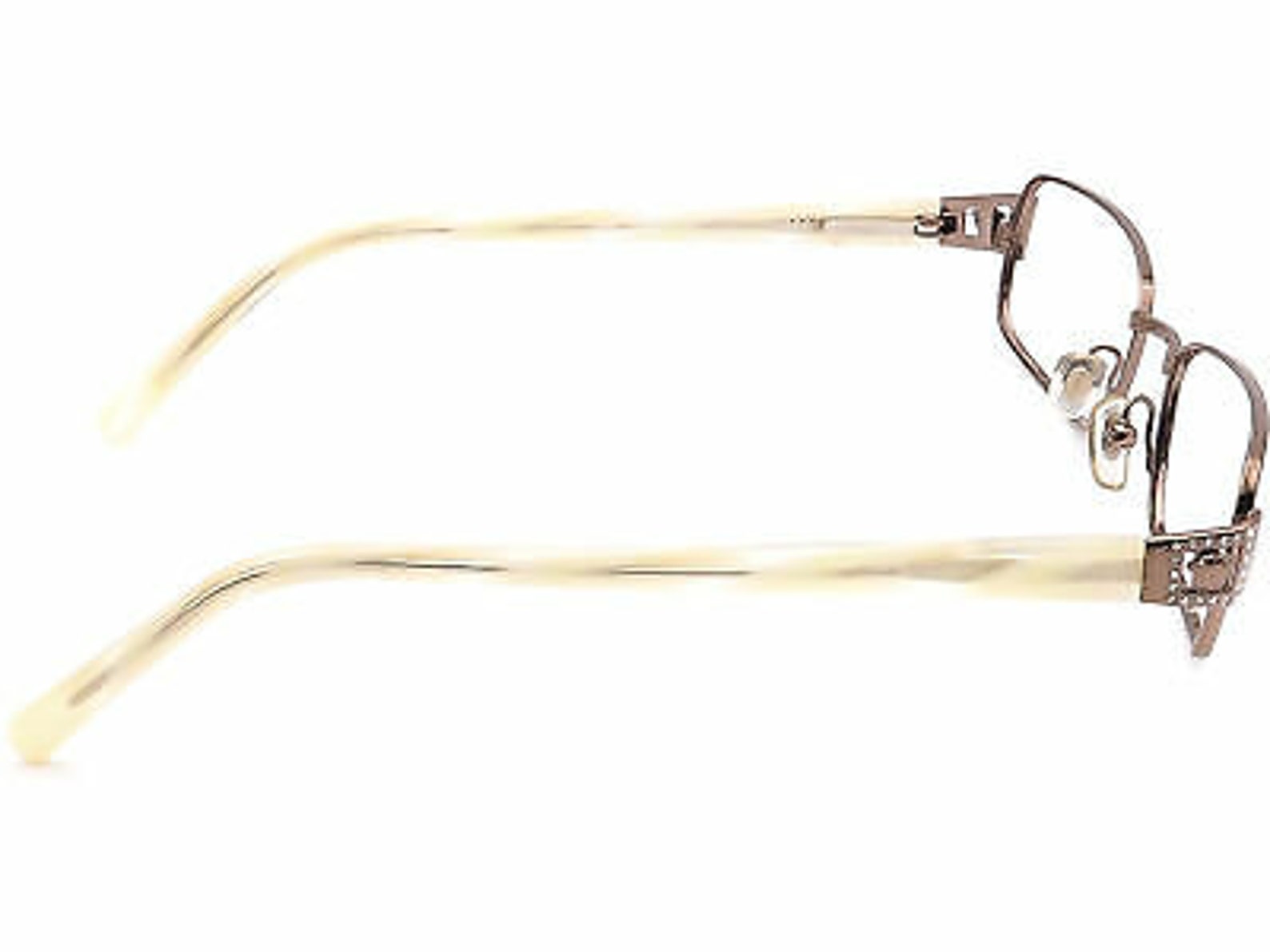 Versace Eyeglasses MOD. 1106-B 1106 Brown Rectangular Frame - Etsy