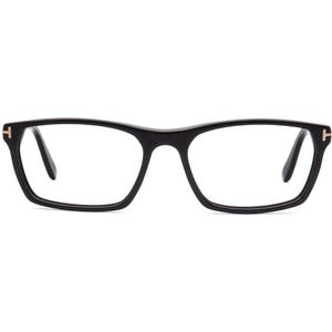 Tom Ford Eyeglasses TF 5295 002 Half Matte/shiny Black Square Frame ...