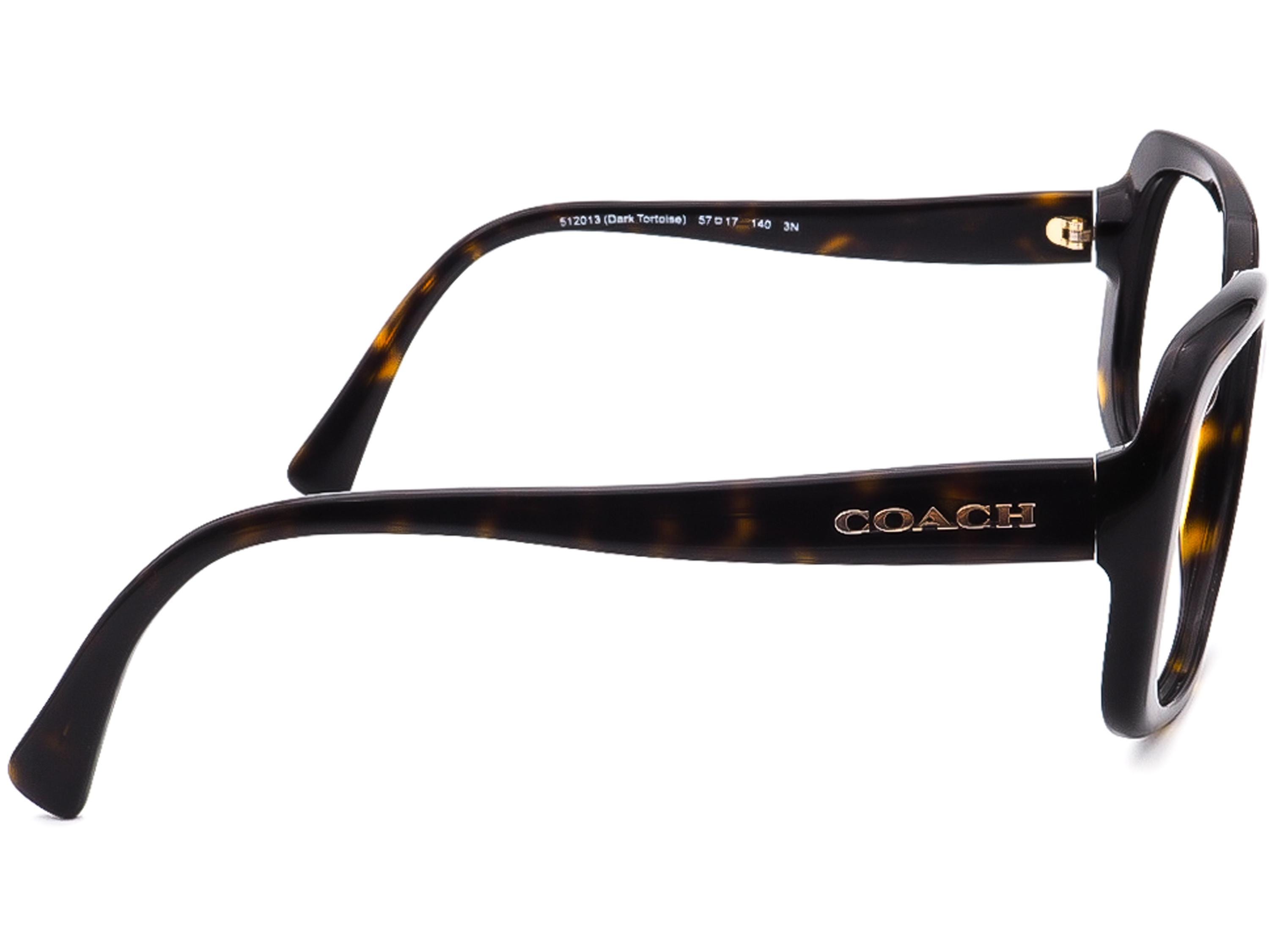 Coach Sunglasses FRAME ONLY HC 8178 L1591 512013 Dark Tortoise Square ...