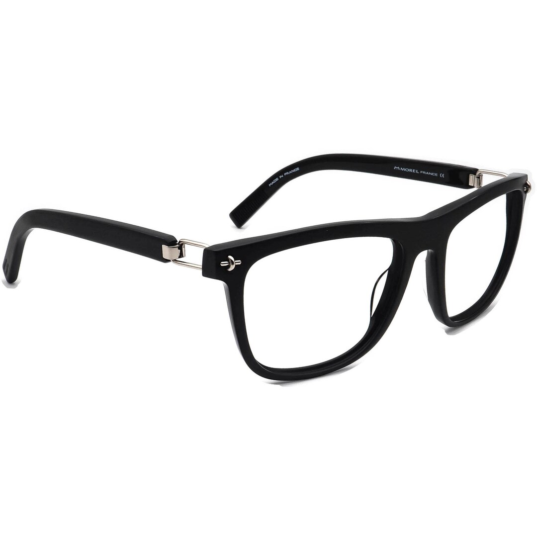Morel Eyeglasses Öga 7867O NG010 Black Square France 56 Mm - Etsy