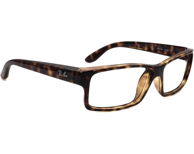 Ray-ban Sunglasses Frame Only RB 4151 710/57 Tortoise Rectangular Italy ...