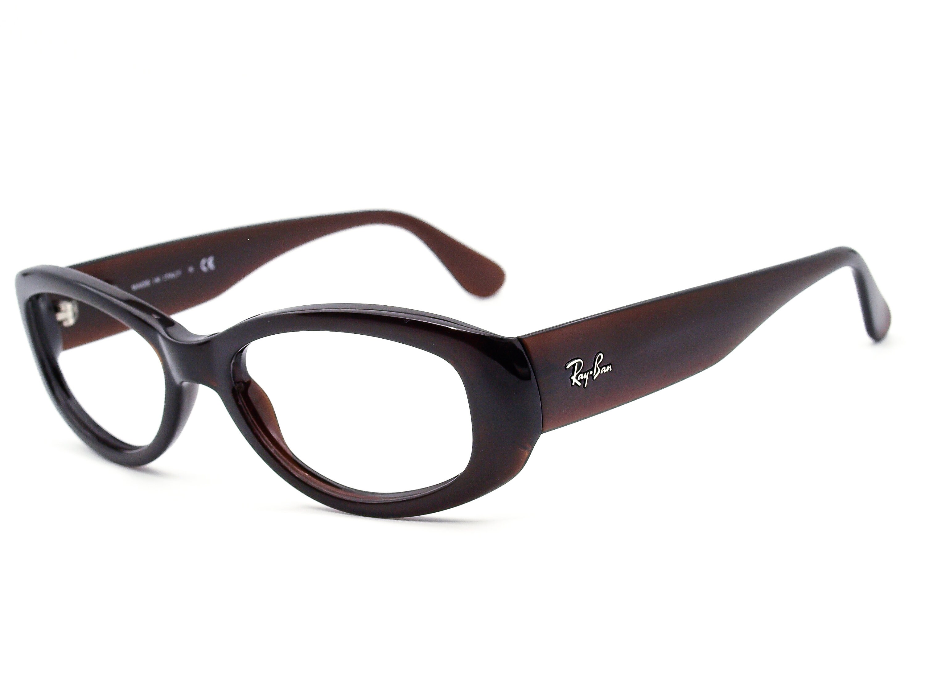 Ray Ban Sunglasses FRAME ONLY RB 4135 714/13 Dark Brown Oval Italy 50 ...