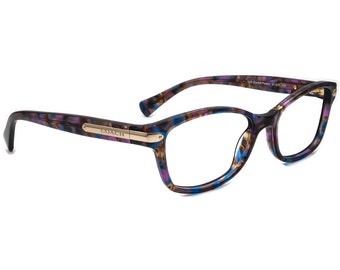 Coach Women's Eyeglasses HC 6065 5288 Confetti Purple - Etsy