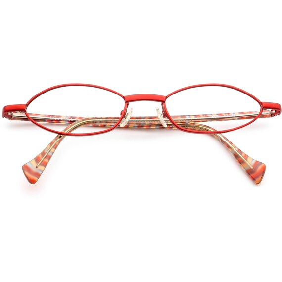 Face A Face Eyeglasses Eliot 949 Red Oval Frame Franc… - Gem