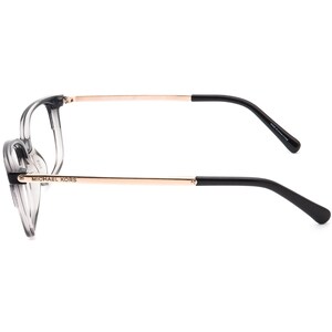 Michael Kors Eyeglasses MK 4047 (bly) 3280 Black&gray/rose Gold Frame ...