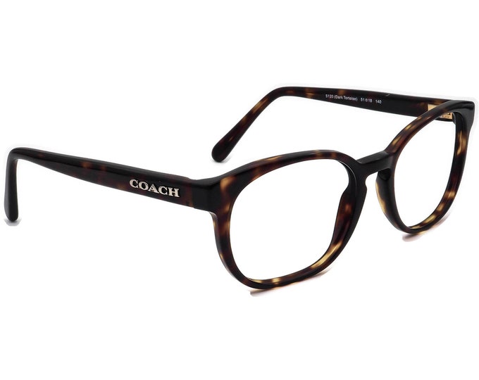 Coach Women's Eyeglasses HC 6102 5120 Dark Tortoise B-shape Frame 51 ...