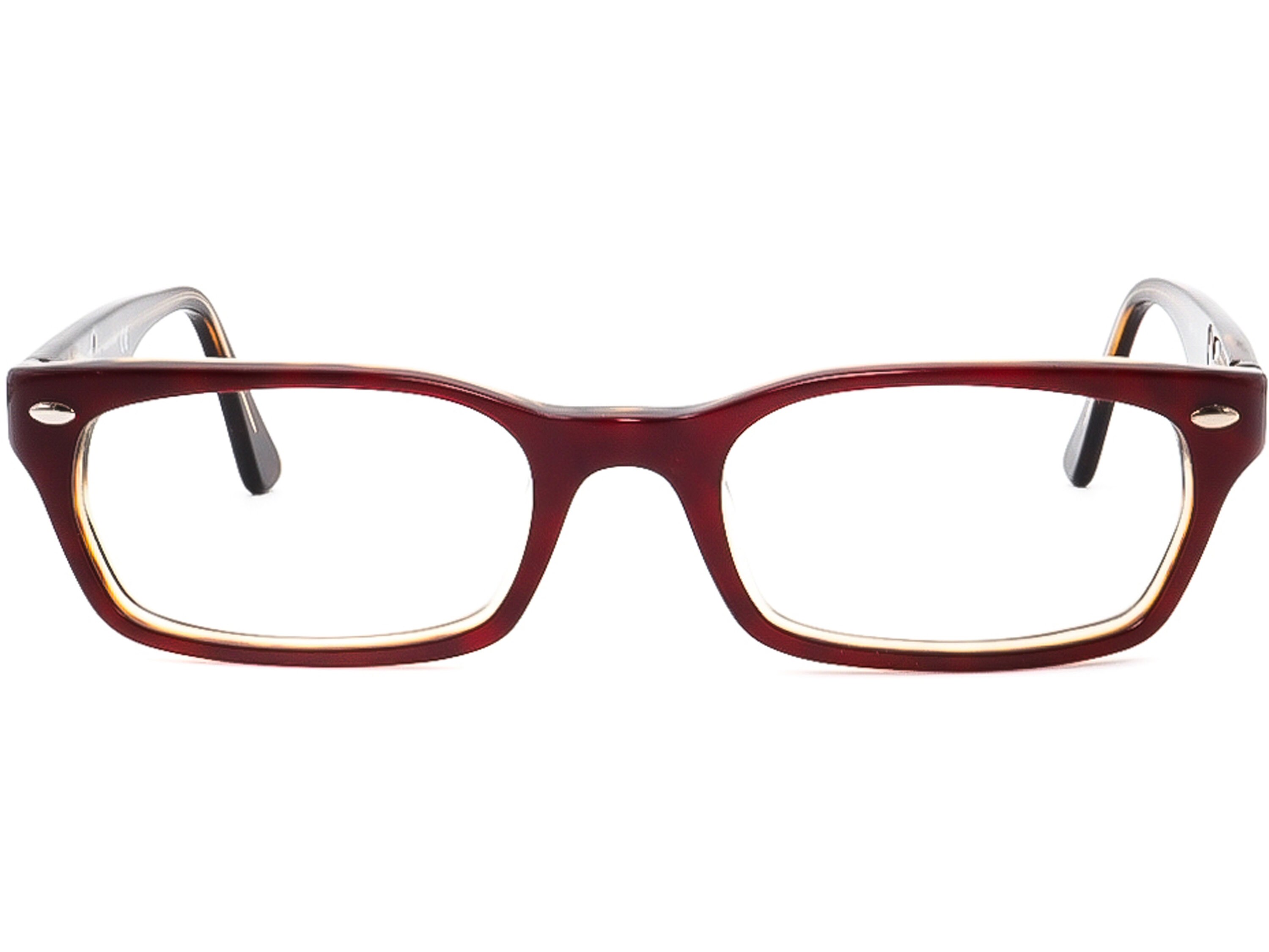 Ray-Ban Eyeglasses RB 5150 2023 Burgundy Rectangular Frame | Etsy