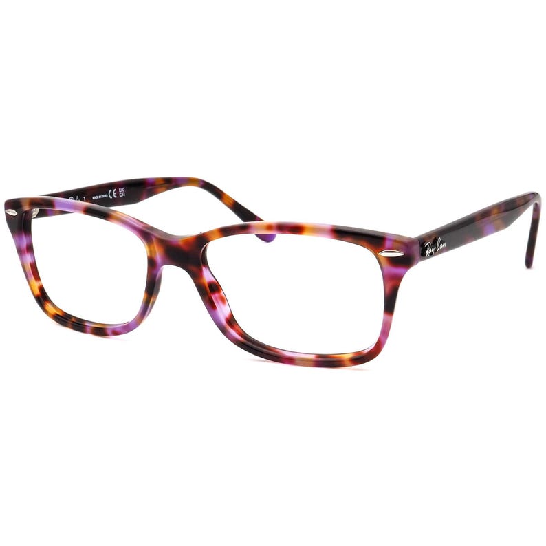 Ray-ban Eyeglasses RB 5428 8175 Purple Havana Square Frame 55[]17 145 ...