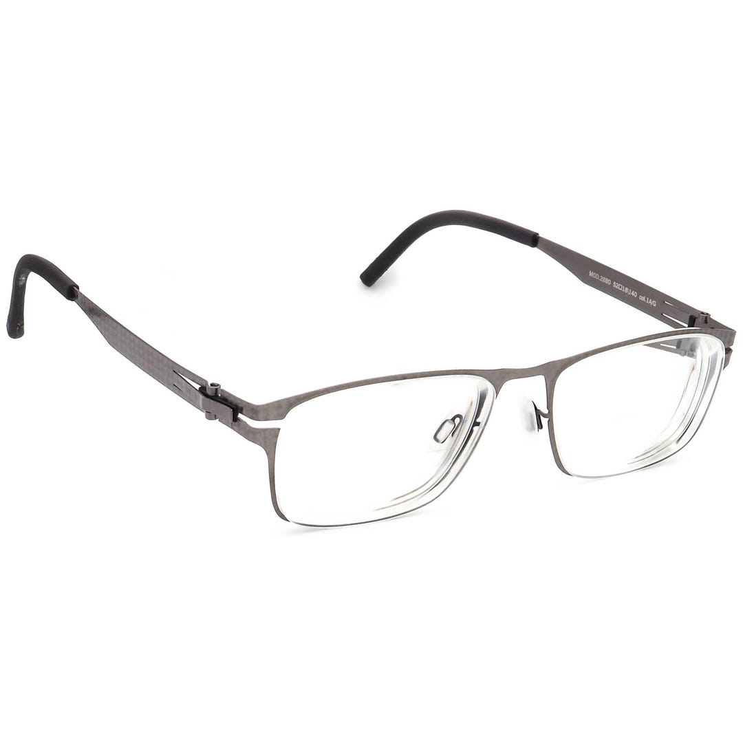 Ovvo Optics Eyeglasses MOD. 2880 Col.1a/g Gunmetal Pattern Square Metal ...