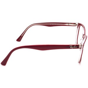 Ray-ban Eyeglasses RB 5285 5738 Polished Bordeaux on Transparent Square ...