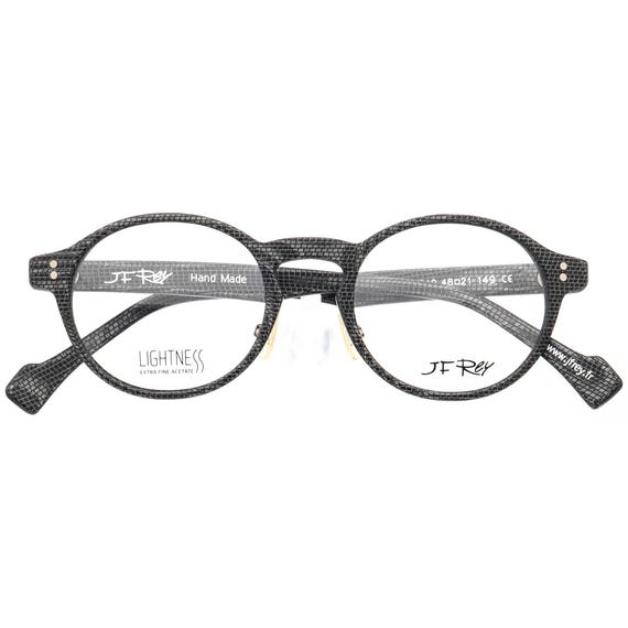 JF Rey Eyeglasses JF1329 0540 Black Python Panto Fram… - Gem
