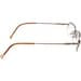 Ray-ban Eyeglasses RB 1002T Titanium 3012 Light Brown Half Rim Frame 45 ...