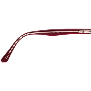 Ray-ban Eyeglasses RB 5285 5738 Polished Bordeaux on Transparent Square ...