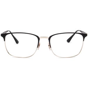 Ray-ban Men's Eyeglasses RB 6421 2997 Matte Black/silver Square Metal ...