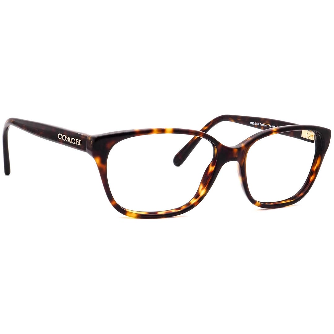 Coach Women's Eyeglasses HC 6103 5120 Dark Tortoise Square Frame 52[]16 ...