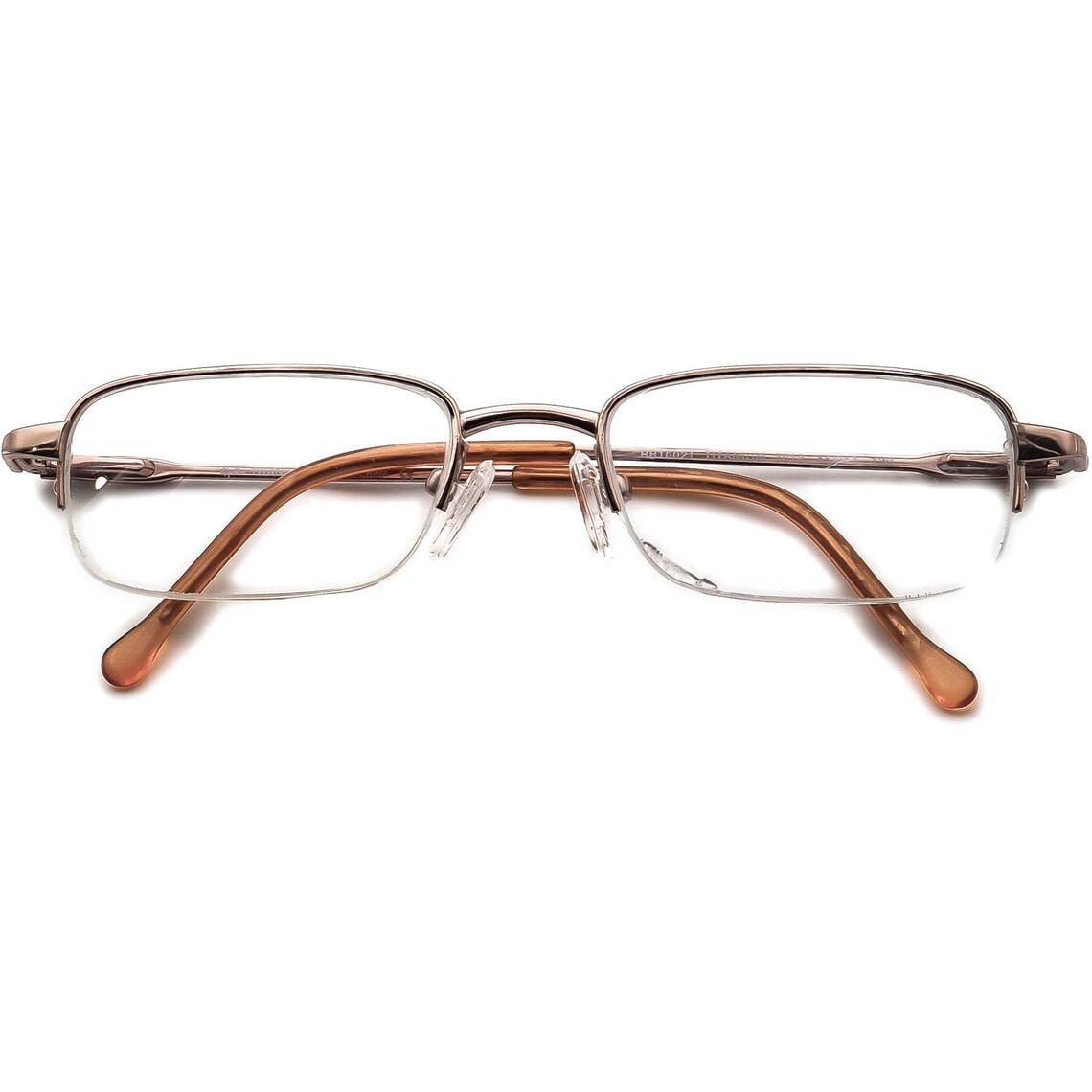 Ray-Ban Eyeglasses RB 1002T Titanium 3012 Light Brown Half Rim | Etsy