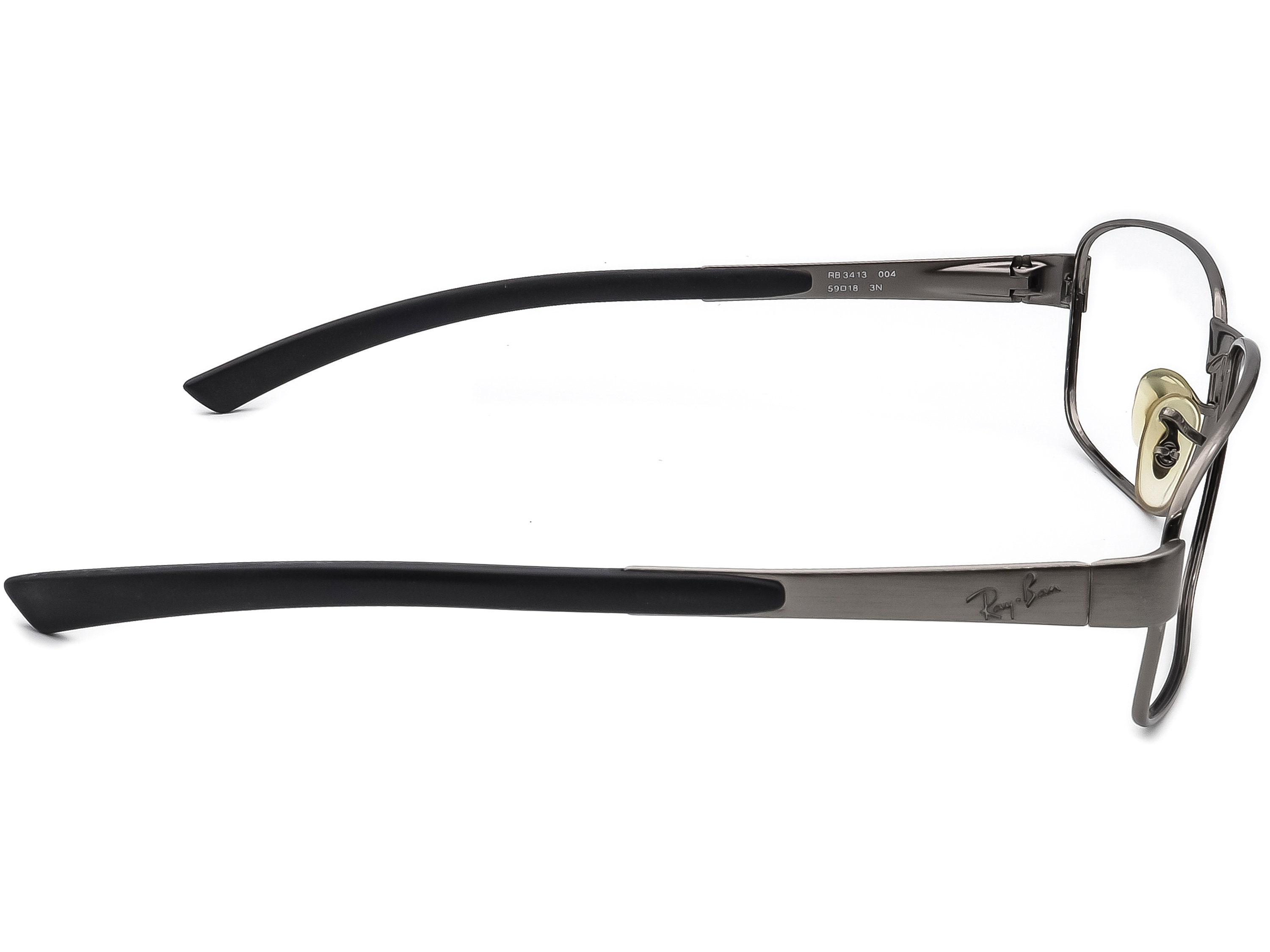 Ray Ban Sunglasses FRAME ONLY RB 3413 004 Gunmetal Italy - Etsy