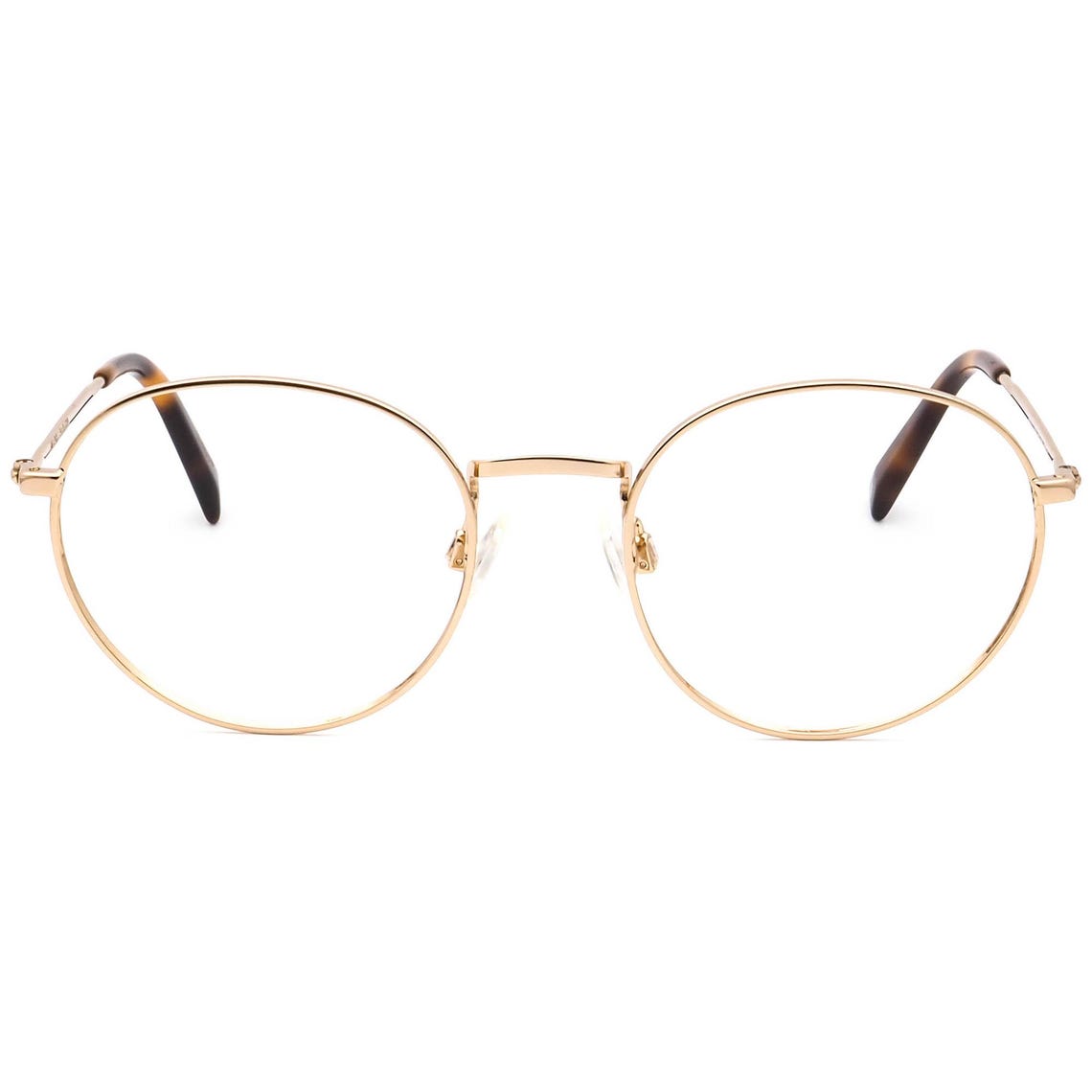 Warby Parker Eyeglasses Simon M 2403 Polished Gold Round Metal Frame 50 ...