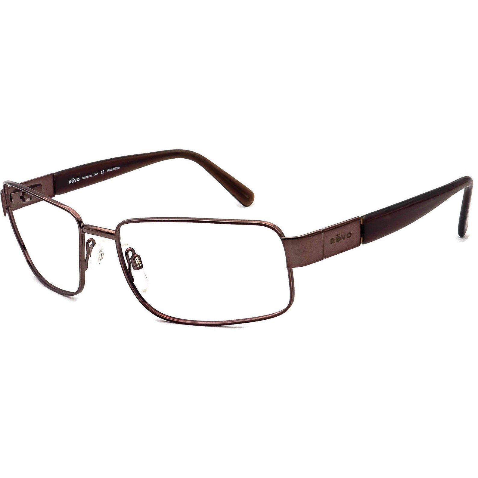 Revo Sunglasses Frame Only 3043 093/K2 Brown Rectangular Italy | Etsy