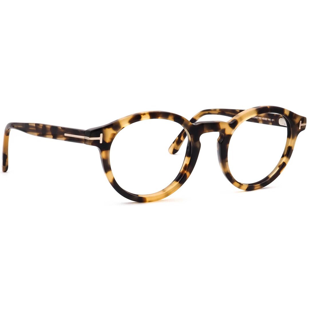 Tom Ford Eyeglasses TF 5529-B 055 Polished Vintage Havana Panto Frame ...