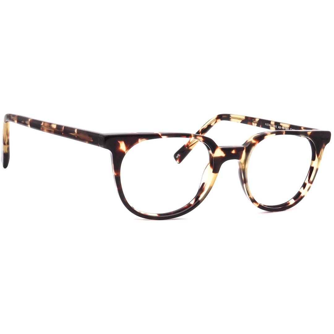 Warby Parker Eyeglasses Keene 265 Burnt Lemon Tortoise Square Frame ...