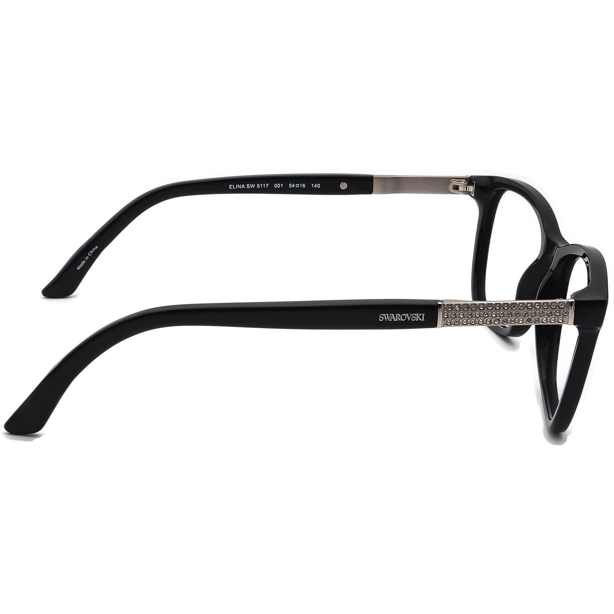 Swarovski Eyeglasses Elina SW 5117 001 Black Rhinestones | Etsy