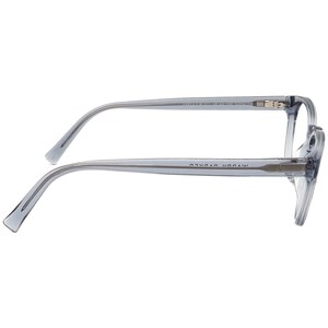 Warby Parker Eyeglasses Percey M 371 Crystal Blue Stretched Round Frame ...