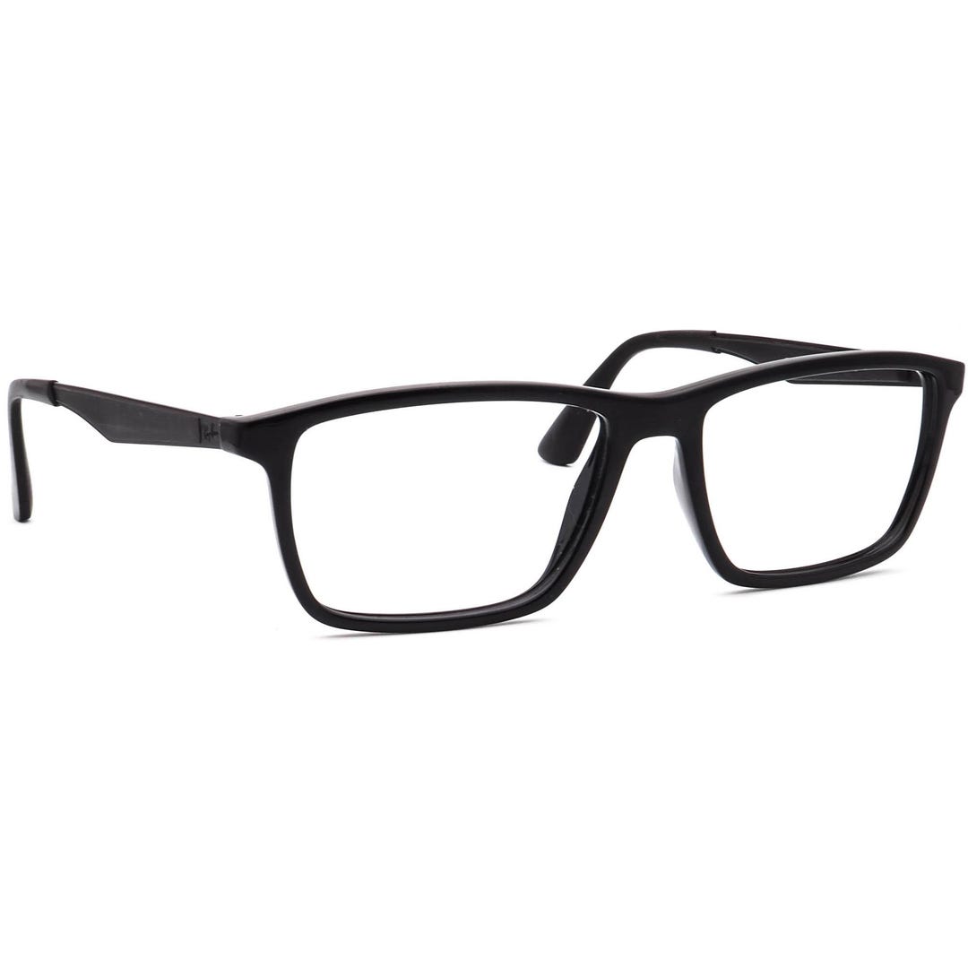 Ray-ban Eyeglasses RB 7056 2000 Black Square Frame 5517 145 - Etsy