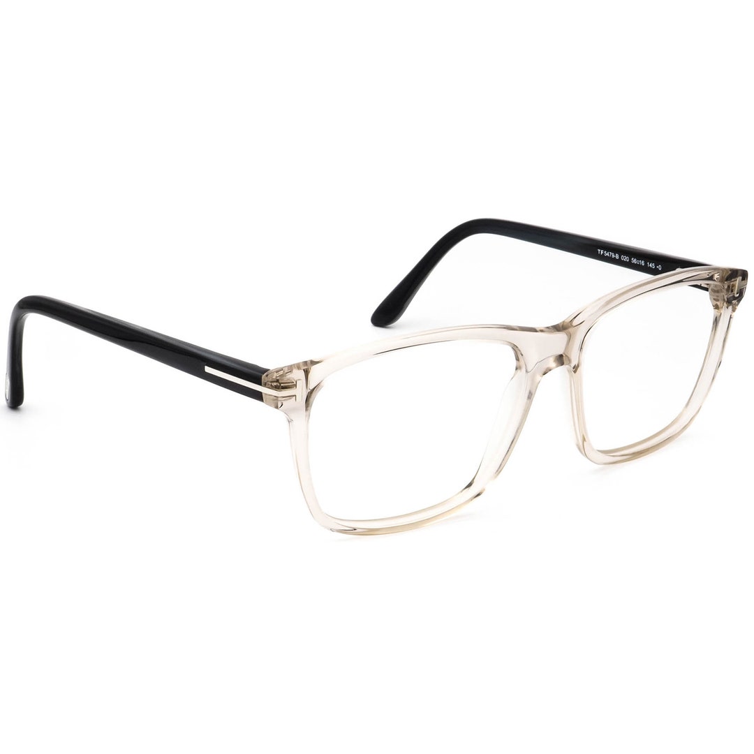 Tom Ford Eyeglasses TF5479-B 020 Transparent Gray/gray Horn Italy 56 ...