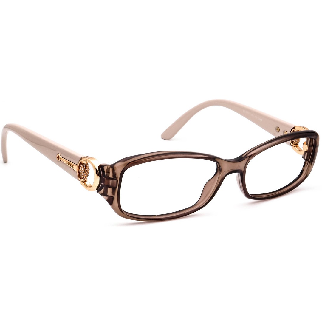 Gucci Eyeglasses Gg 3204 Q70 Mauve Blush Rectangular Frame Italy 5415 140 Etsy