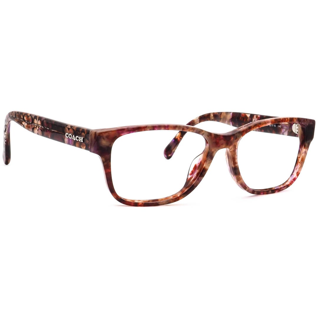 Coach Women's Eyeglasses HC 6208U 5739 Petal Tortoise Square Frame 52 ...