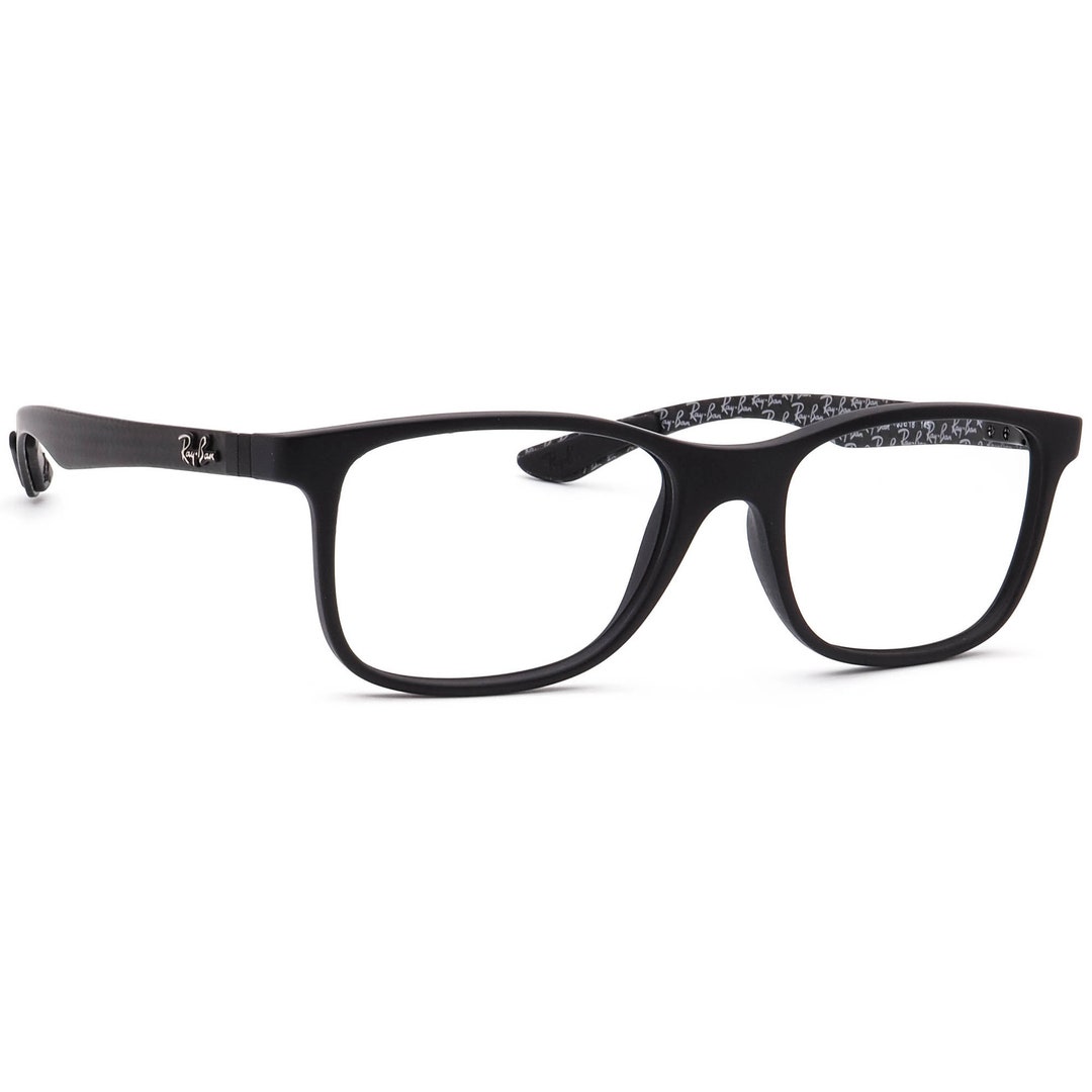 Ray-ban Eyeglasses RB 8903 5263 Carbon Fiber Matte Black/exposed Carbon ...