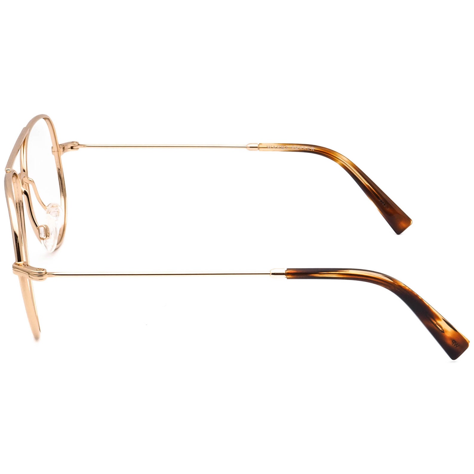 Warby Parker Sunglasses Frame Only Raider M 2403 Polished Gold Aviator