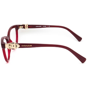 Coach Women's Eyeglasses HC 6087 5393 Burgundy Cat Eye Frame 53[]16 135 ...