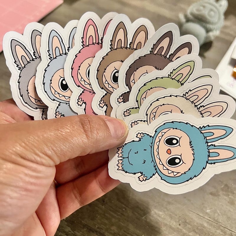 Labubu Stickers - Etsy