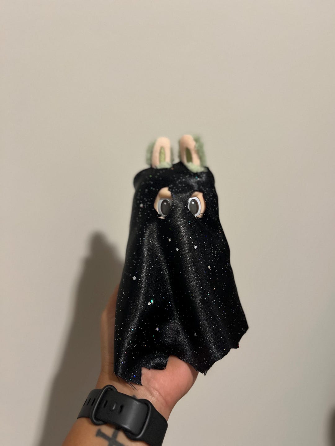 Bubu Boo Costume, Bubu Ghost Costume, Doll Ghost Costume, Sparkly Black ...