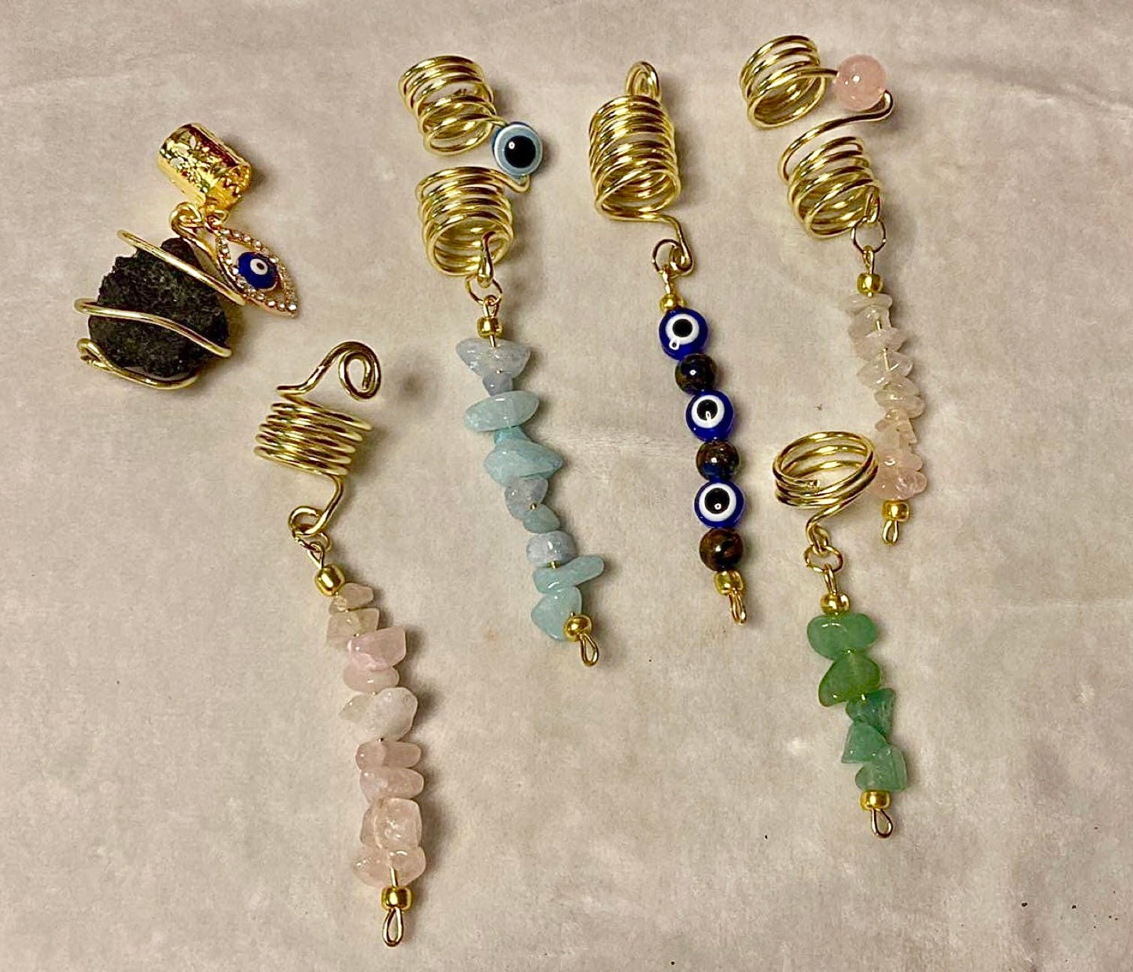 Braid Cuffs Hair Clips Hair Coils Hair Jewelry Crystal - Etsy