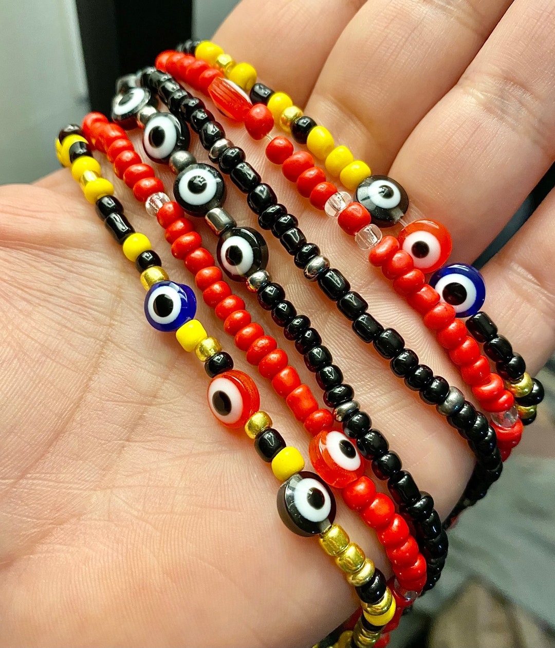 Evil Eye Waist Beads, Evil Eyes, Waist Beads, Evil Eye Protect Me Waist ...