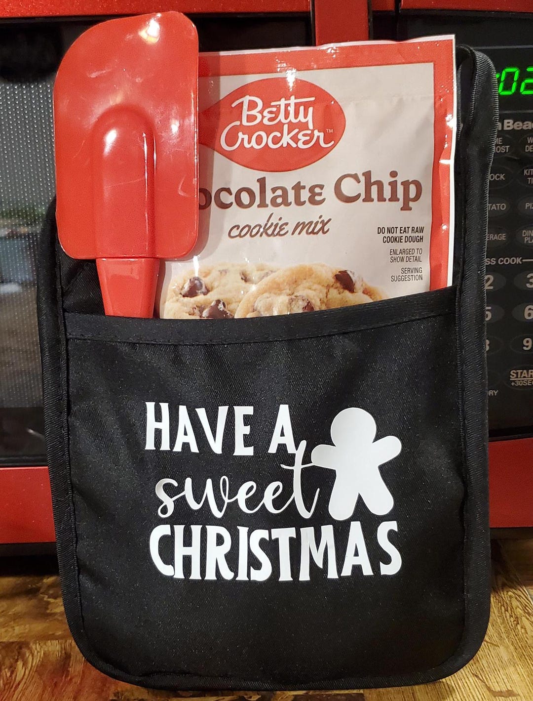 Christmas Potholder Baking Kit Gift Set W/cookie Mix & Holiday Spatula ...
