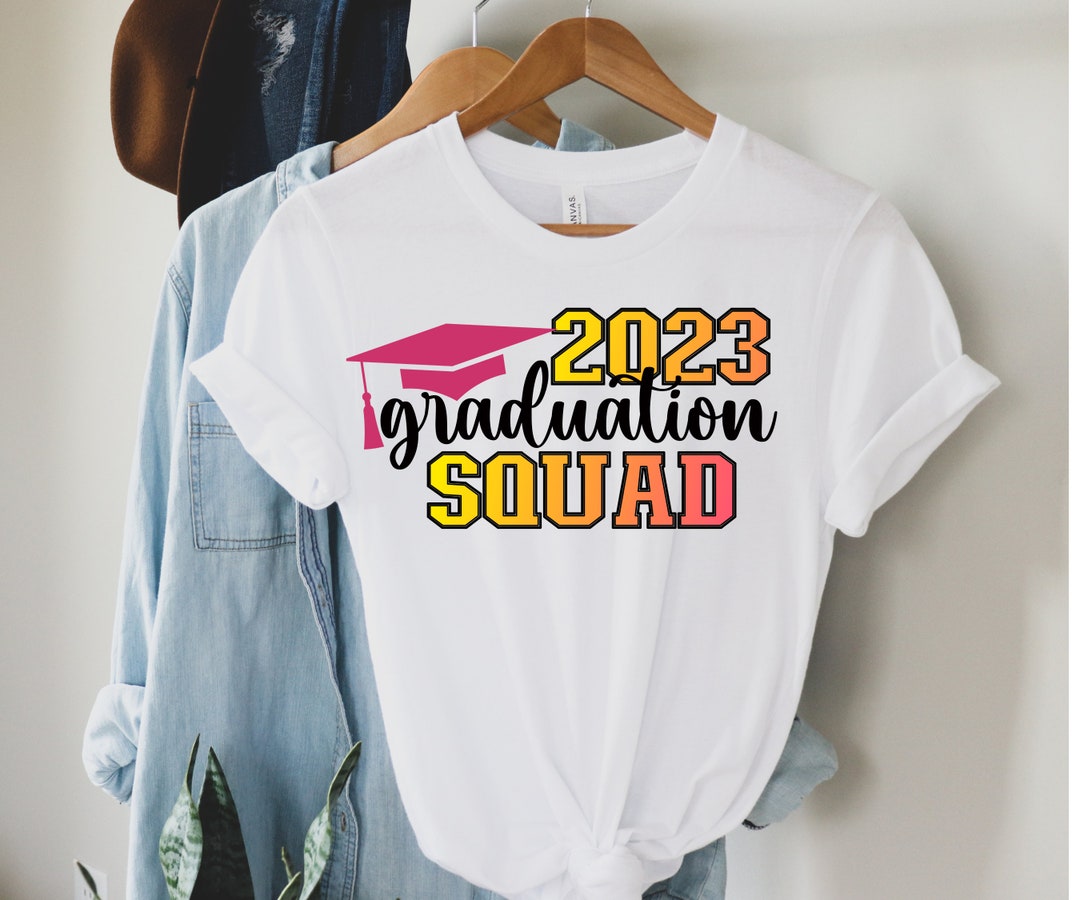 Graduation Squad Retro Shirts,class of 2023,family of Graduates Shirt ...