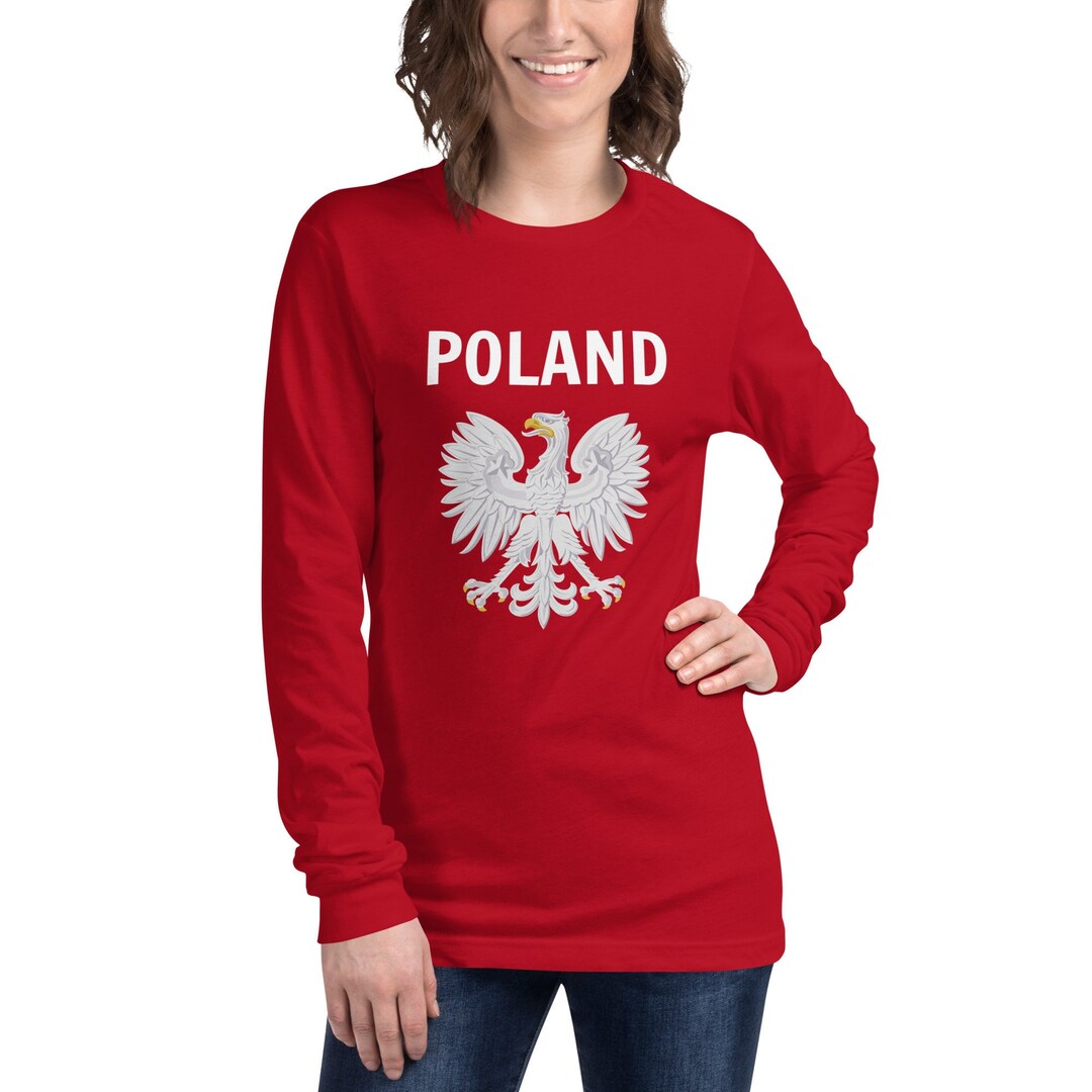 Poland Long Sleeve Tee, Polska Shirt, Christmas Gift for Polish Friend ...