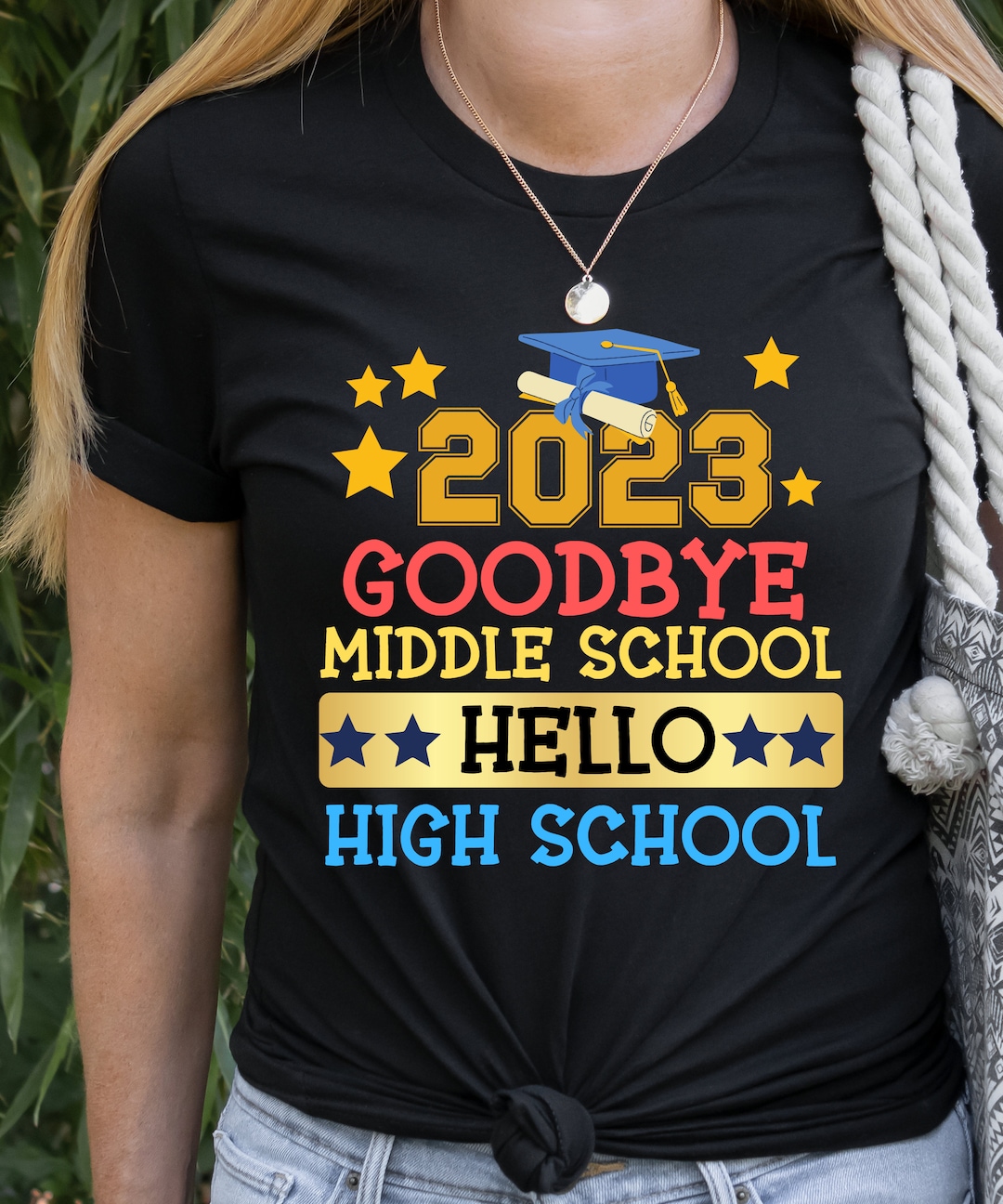 Middle School Custom Graduation Shirt, Last Day of Middle School Tshirt ...