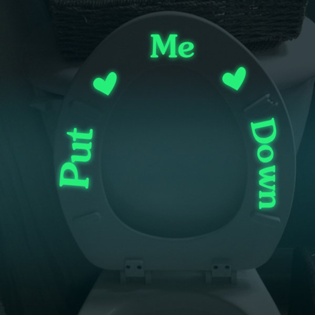 Put Me Down Sticker, Put Me Down Toilet Decal, Decorative Bathroom ...