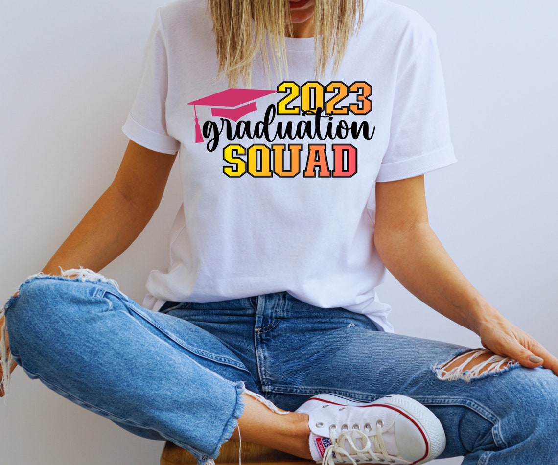 Graduation Squad Retro Shirts,class of 2023,family of Graduates Shirt ...