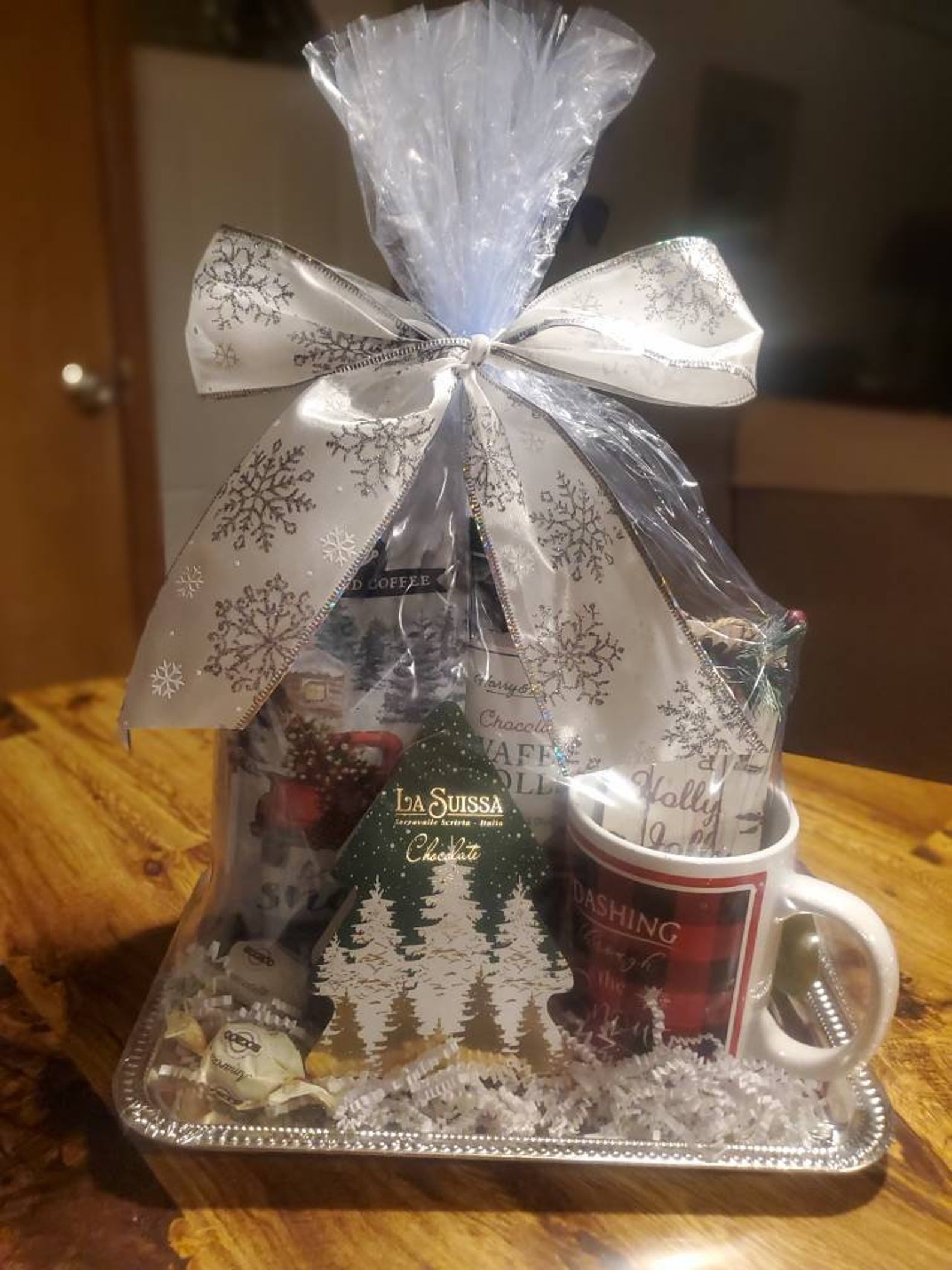Coffee and Mug Gift, Gift for Coffee Lover, Coffee Gift Basket, Holiday ...