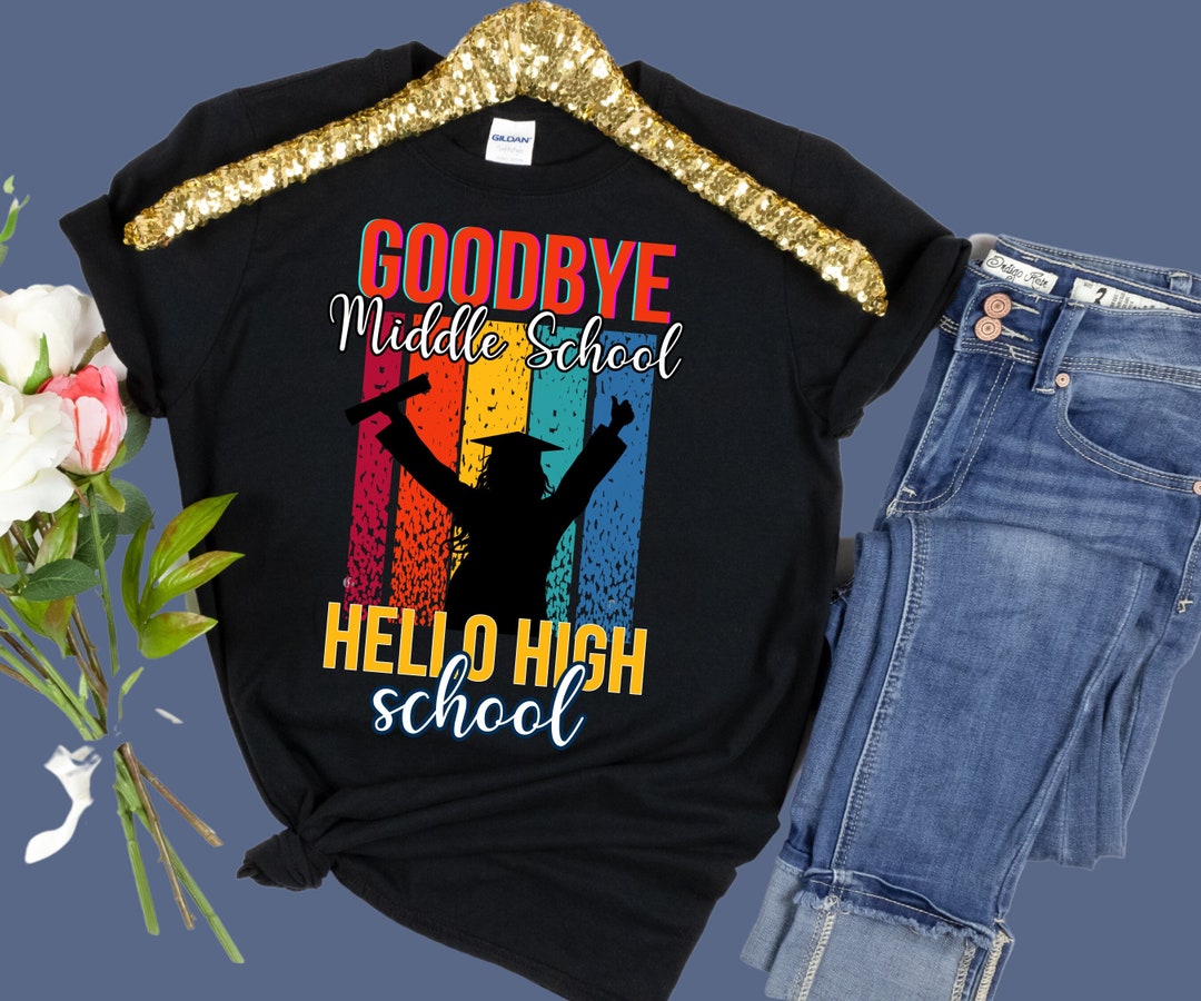 Middle School Graduation Shirt, Last Day of Middle School Tshirt ...