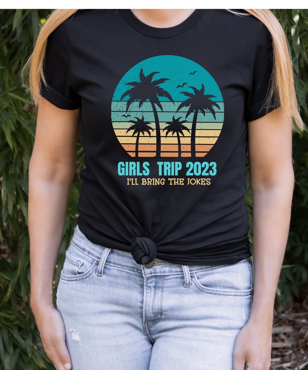 Girls Trip 2023 Shirt, Girls Weekend T-shirts, Girls Trip Shirts Funny, Custom Vacation Tshirts ...