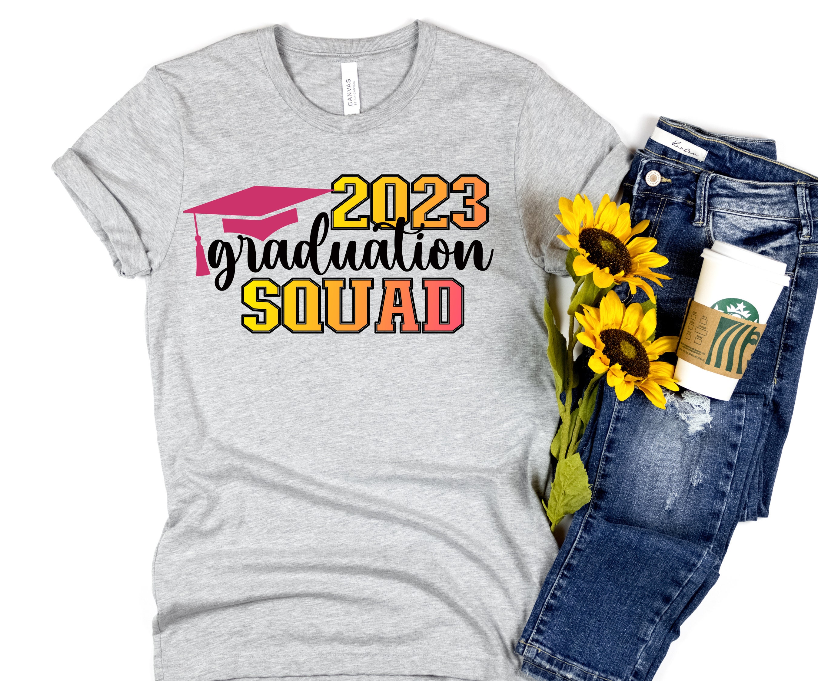 Graduation Squad Retro Shirts,class of 2023,family of Graduates Shirt ...