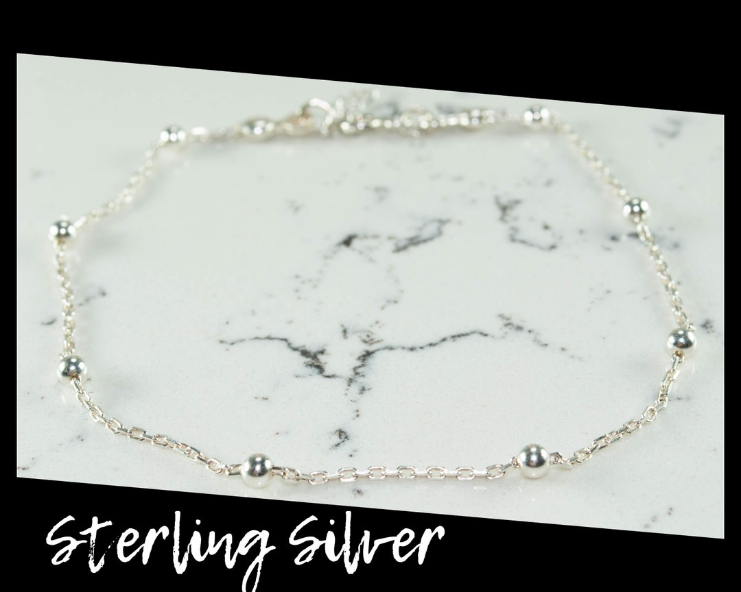 Silver Dainty Bracelet, Dainty Silver Bracelet, Silver Chain Bracelets ...