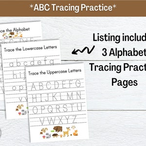Woodland Custom Name Tracing Sheets Handwriting Practice Sheet ...